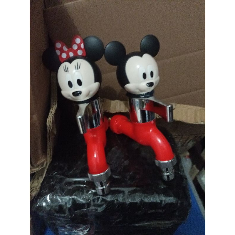 Mickey And Minnie mouse Character Water Faucet - UniTop