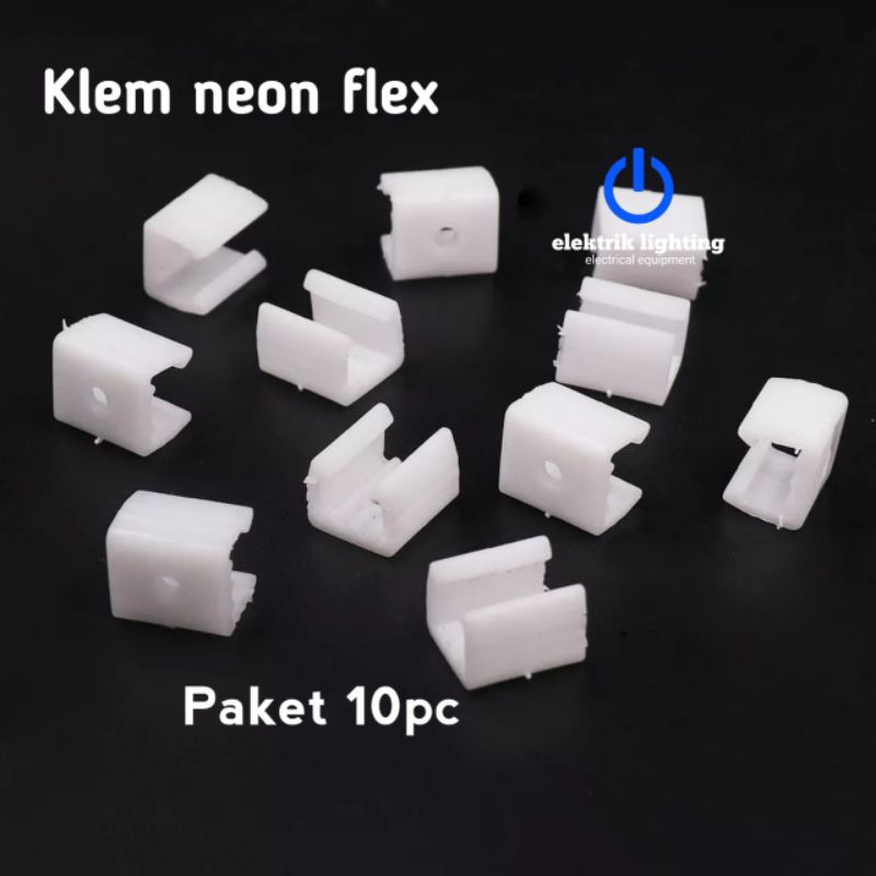 Neon flex Clamps 12v Clem 12pcs - UniTop