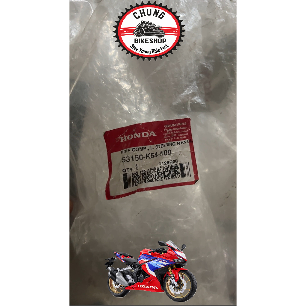 Honda CBR250RR Left Handlebar Original HONDA 53150-K64-NOO - UniTop