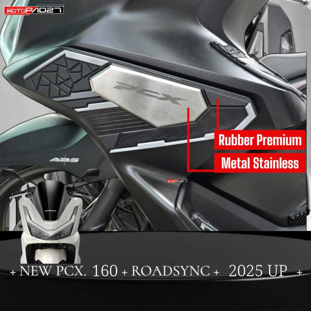 Motopad27 PCX 160 2025 up Roadsync Rubber + Stainless Body Protector ...