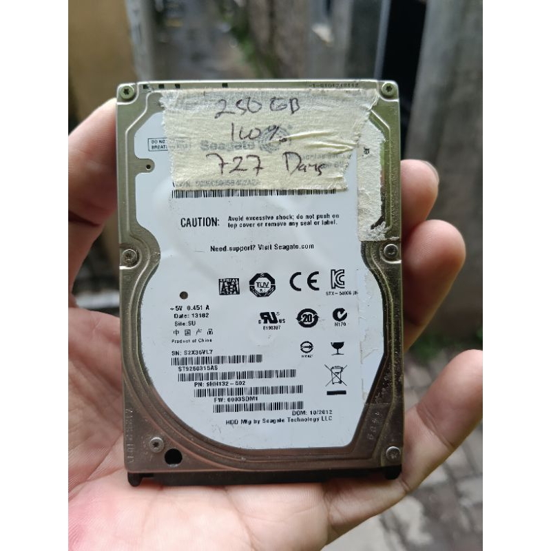 250gb 320GB 500GB laptop hard disk - Lynderm Store