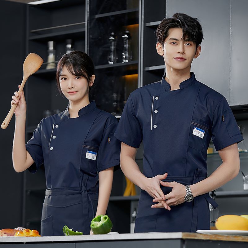 Men Women Chef Jacket Kitchen Restaurant Hotel Work Clothes Unisex ...