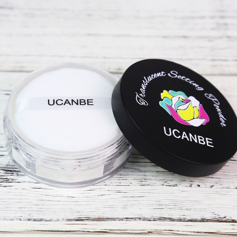 UCANBE Makeup Translucent Loose Setting Powder 30g With Cosmetic Puff ...