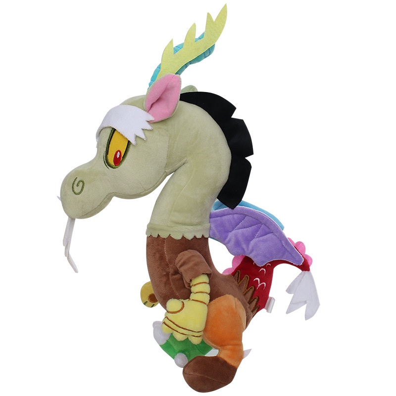 Cartoon Discord Plush Toy Pink Unicorn Dragon Soft Stuffed Animal Doll ...