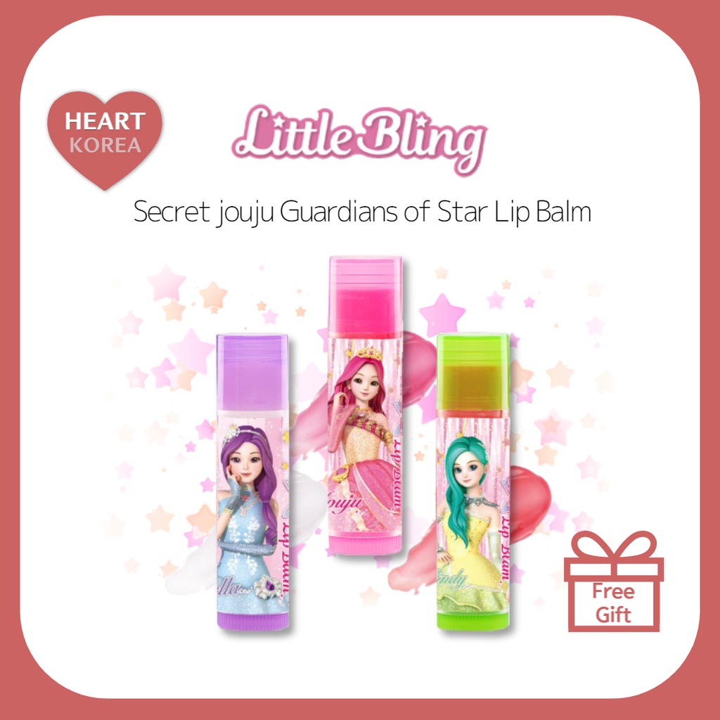 Little Bling Secret jouju Guardians of Star Lip Balm 5.5g / kids lip ...