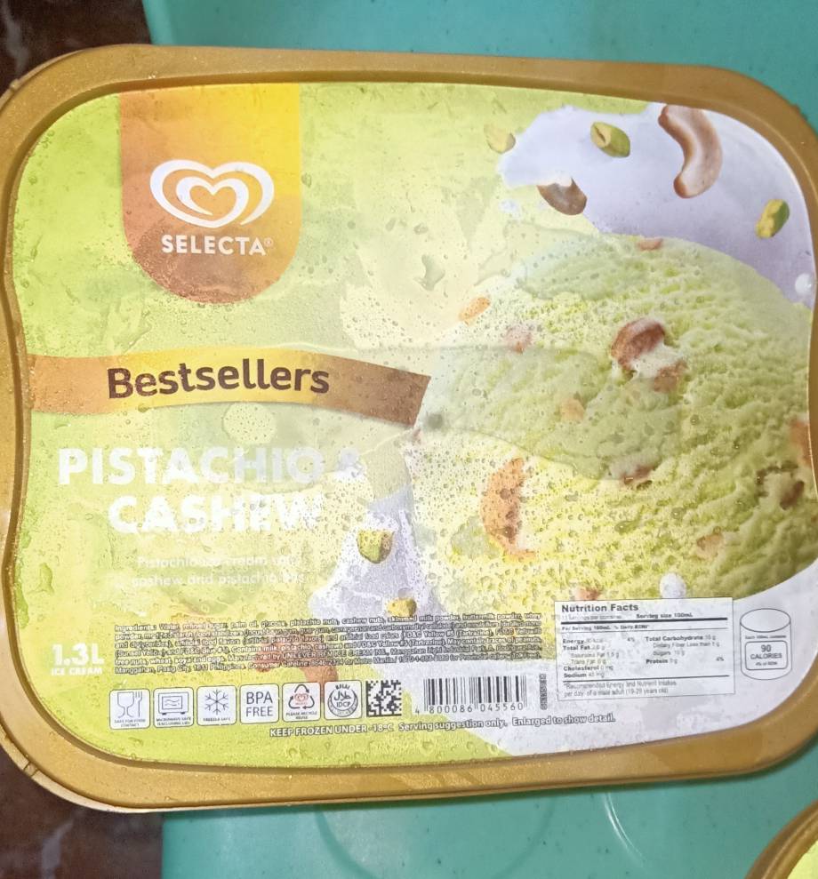 Selecta Ice Cream Flavors Pistachio