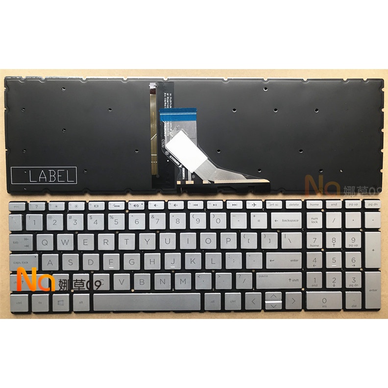 for HP 15-DU DY DW TPN-Q208 TPN-C139 Laptop Keyboard Backlight TPN-C133 ...