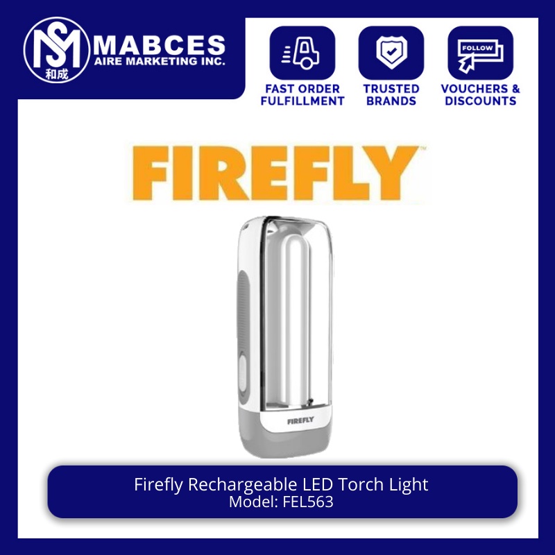 Firefly Rechargeable LED Torch Light FEL563 | Shopee Philippines