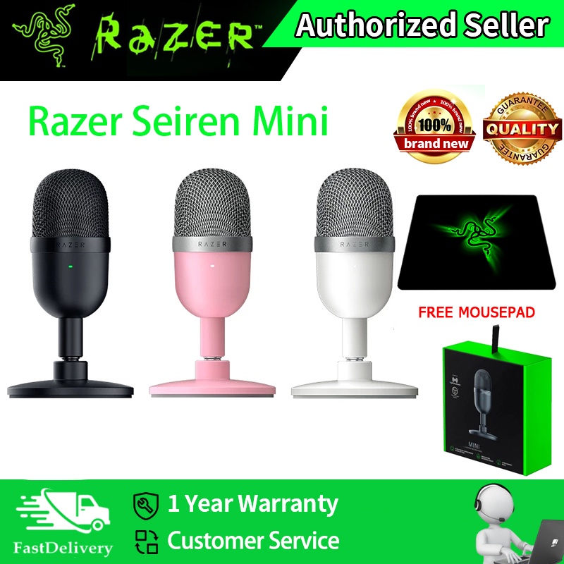 [24h ship]Razer Seiren Mini Microphone Condenser USB Ultra-compact ...