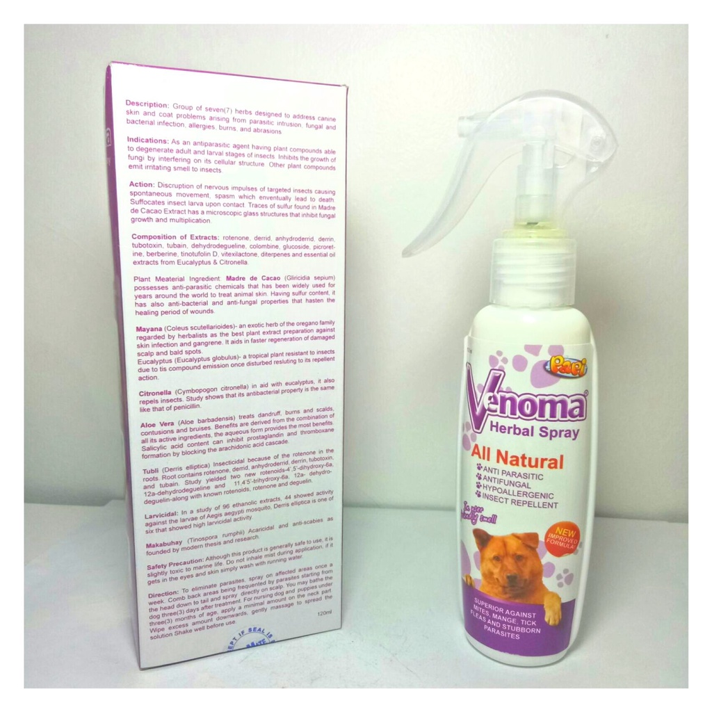 (RCG AGRIVET] 1pc Papi Venoma Herbal Spray All Natural 120ml / Para sa ...