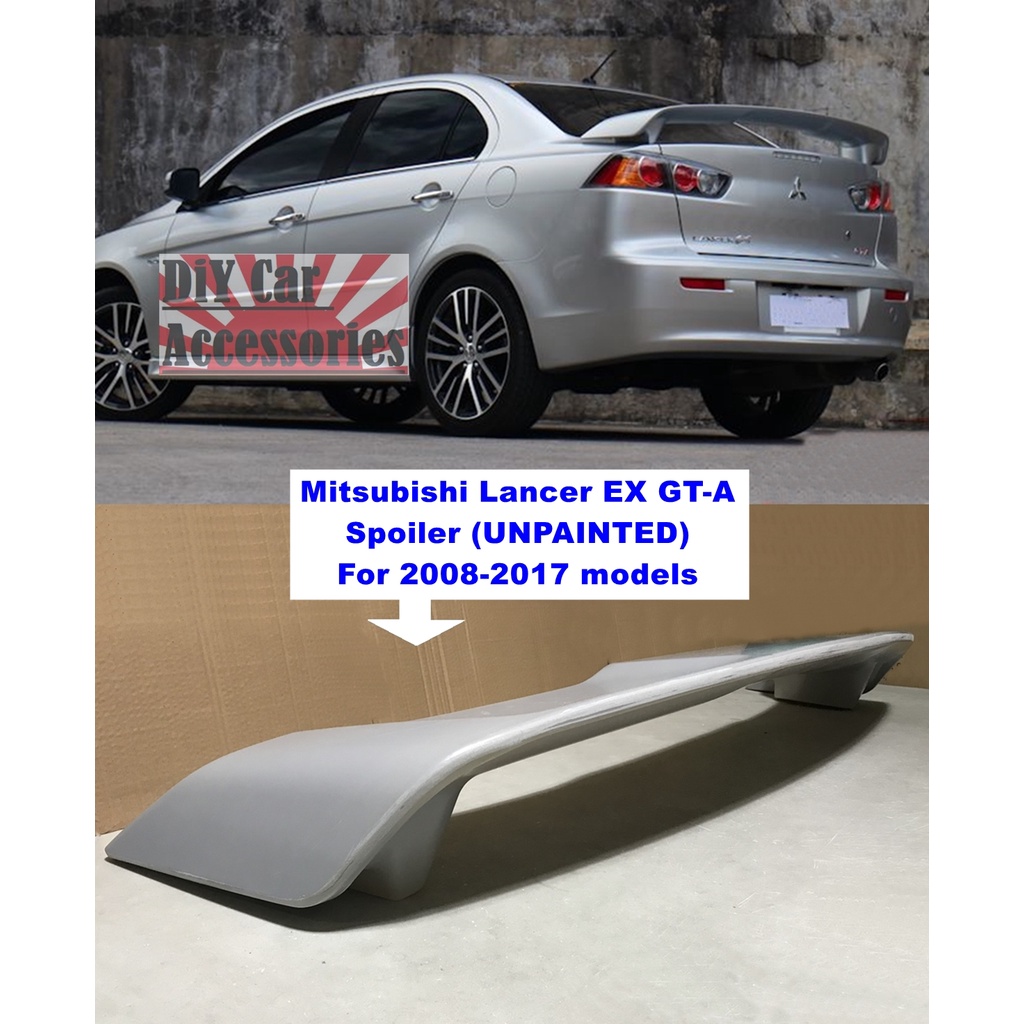 Mitsubishi Lancer EX GT-A Spoiler Unpainted (2008-2017) | Shopee ...