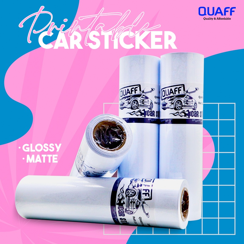 QUAFF Eco-Solvent Printable car sticker Spectrum / Honeycomb (24*10m ...