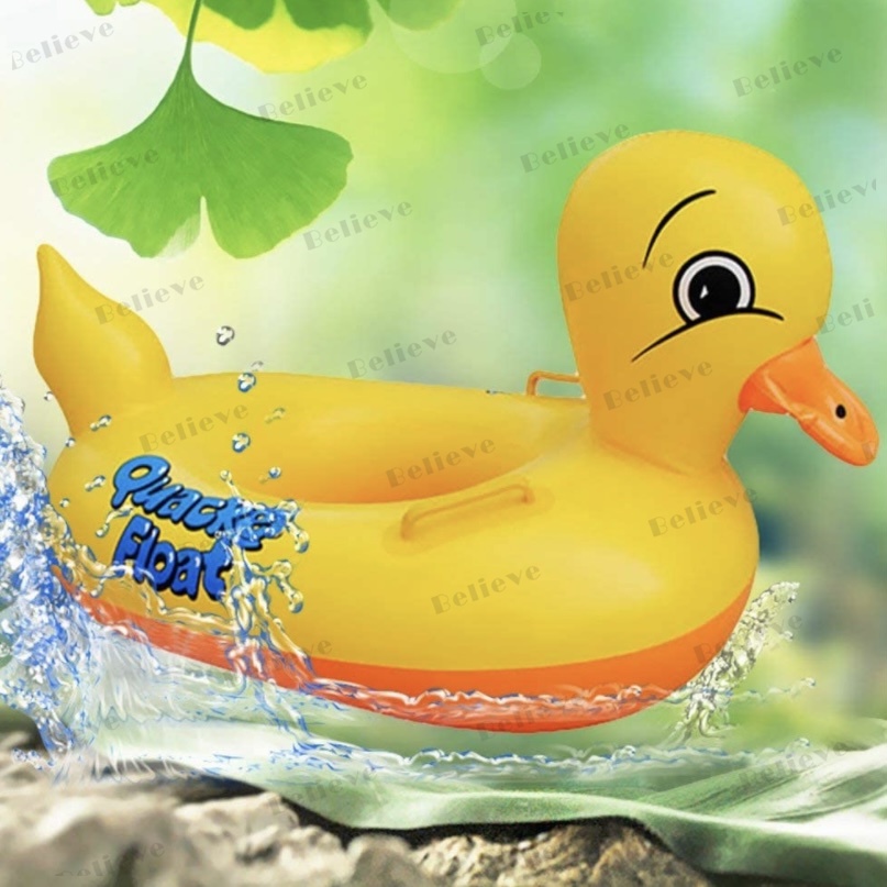 Inflatable duck swim ring floater,inflatable pool floats with seat for ...