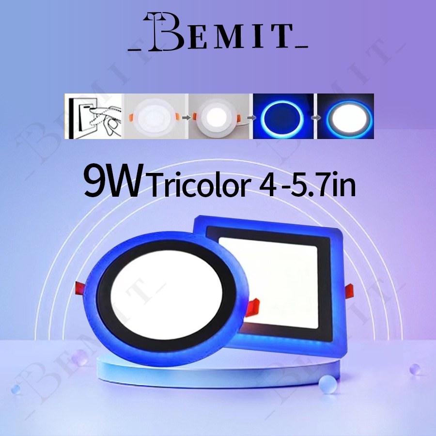 NEW Tri Color Pin Light LED Ceiling lamp Driver Recessed Downlight ...