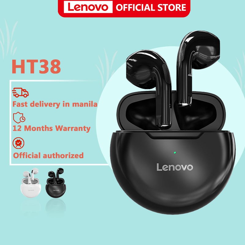 Lenovo HT38 Bluetooth Earphones Mini Wireless Earphone TWS Earbuds Good ...