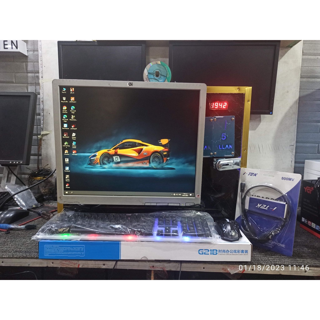 TABLETOP PISONET Intel Core i3-4th gen 8gb ram 500gb HDD 1gb 64bit 17 ...