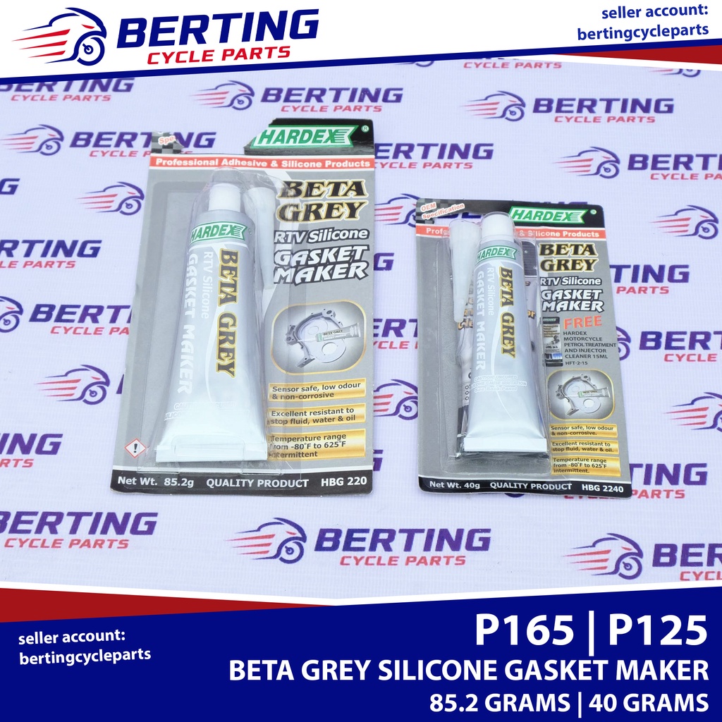 BETA GREY SILICONE GASKET MAKER Hardex Genuine | Shopee Philippines