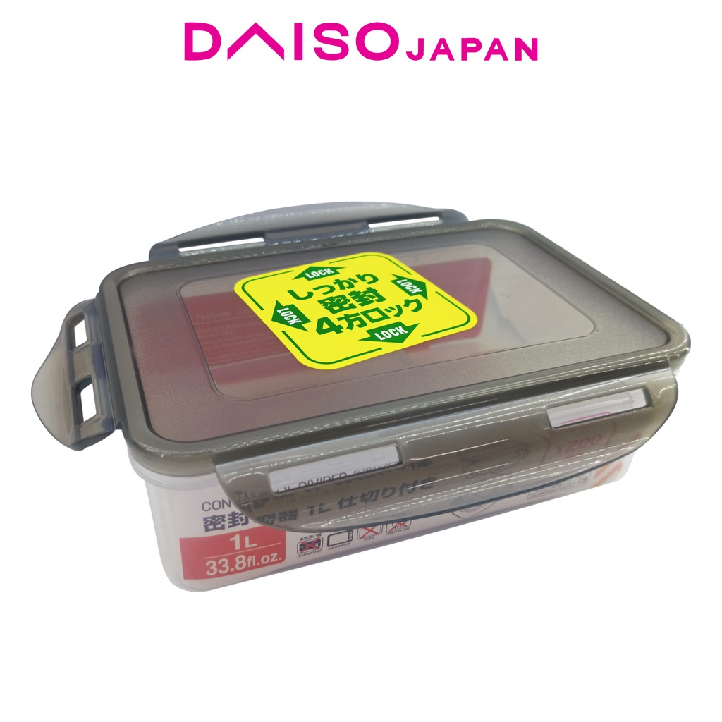 Daiso Food Container with Partition 1L | Shopee Philippines