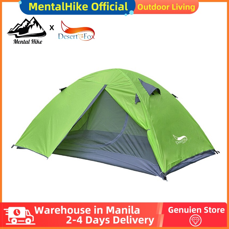 Desert fox 2 person Camping Tent 2 layer 4 Seasons Waterproof ...