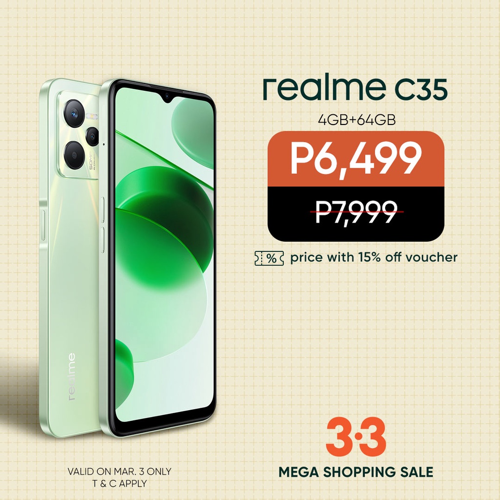 Realme+C35 - Best Prices and Online Promos - Mar 2023 | Shopee Philippines