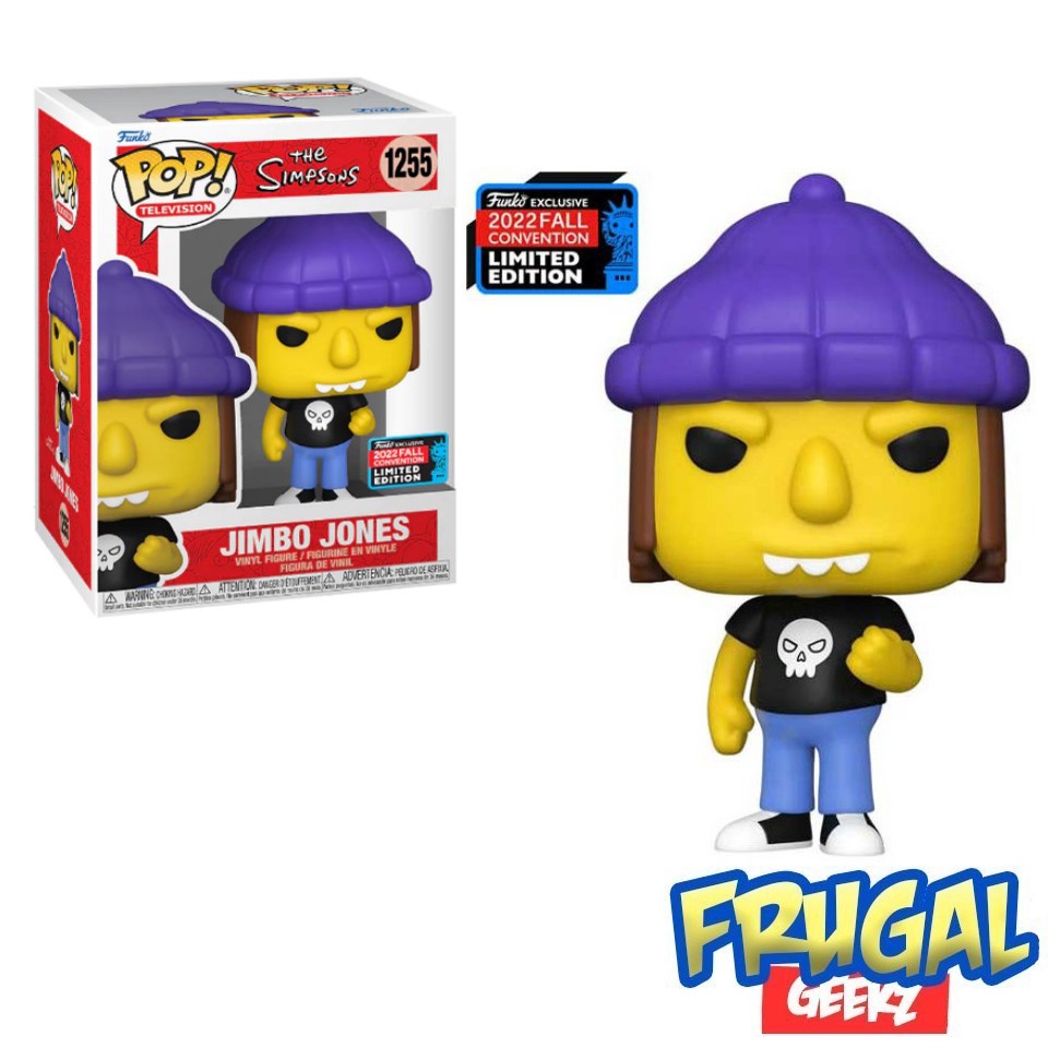 Funko Pop! TV: The Simpsons - JIMBO JONES (2022 Fall Convention ...