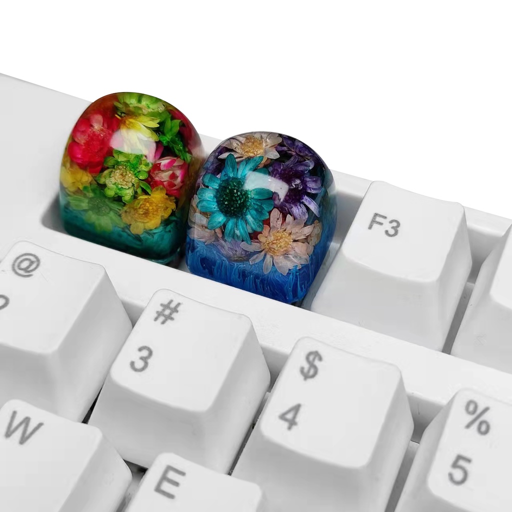 Tiny Garden Dome Shaped Artisan Keycaps for Mechanical Keyboard ...