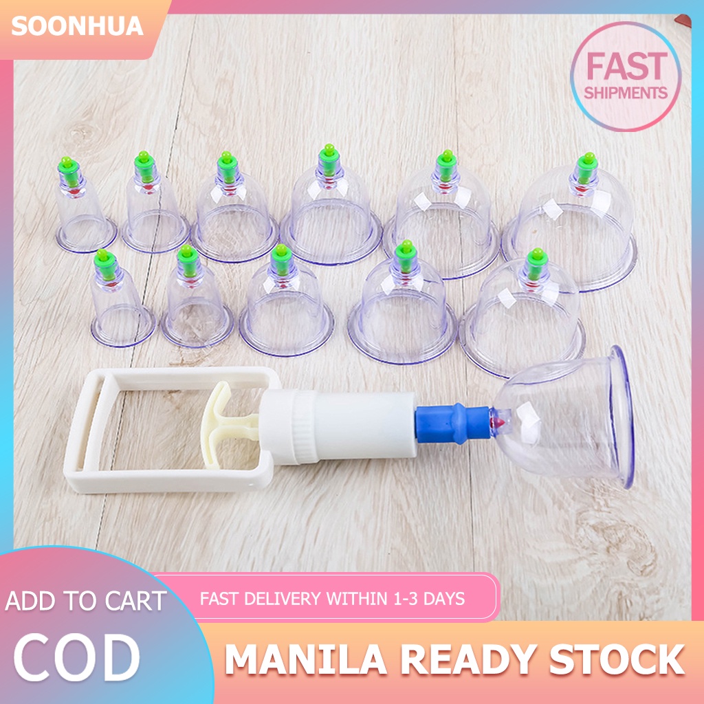 Vacuum Suction Cupping Cup Set Traditional Vacuum Cupping Therapy ...