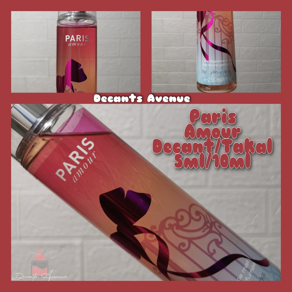 Paris Amour - Bath And Body Works 1mL 3mL 5mL 10mL | Shopee Philippines
