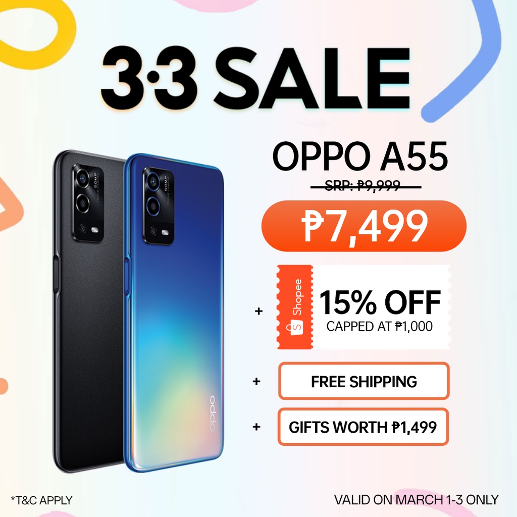 oppo a55 black - Best Prices and Online Promos - Feb 2023 | Shopee ...