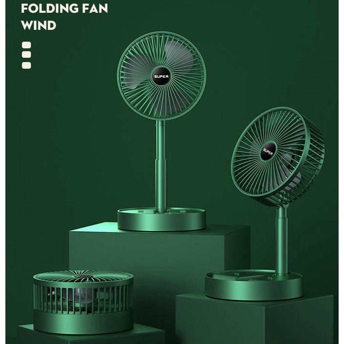 Desk Electric Charging Fan Small Folding Fan with USB Charging ...