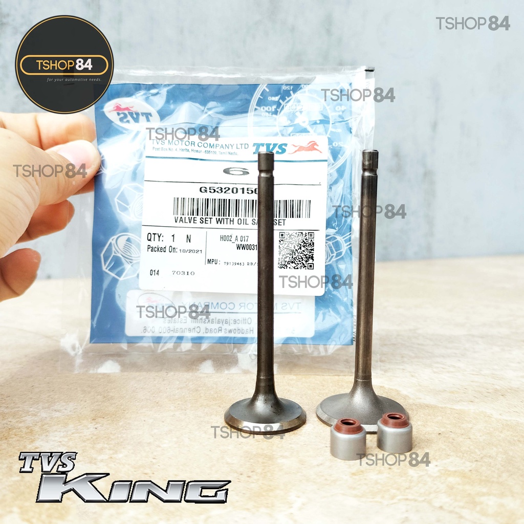 TVS King Valve Set with Oil Seal #6 | Shopee Philippines