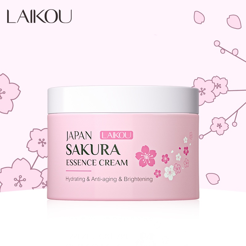 Laikou Sakura Extract Face Cream Anti Winkle Moisturizer Whitening Oil ...