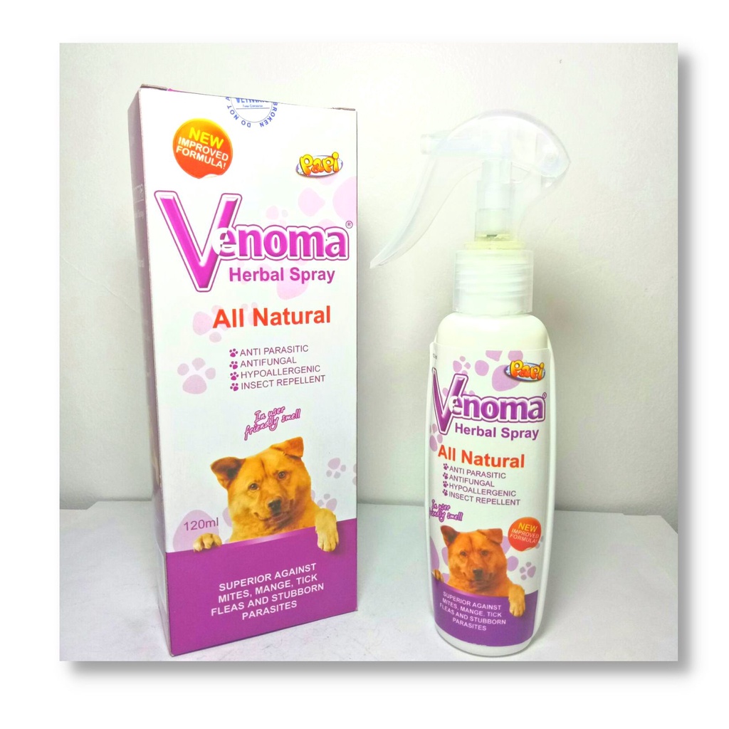 (RCG AGRIVET] 1pc Papi Venoma Herbal Spray All Natural 120ml / Para sa ...