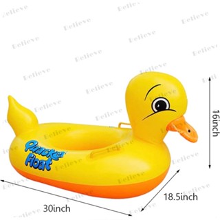 Inflatable duck swim ring floater,inflatable pool floats with seat for ...