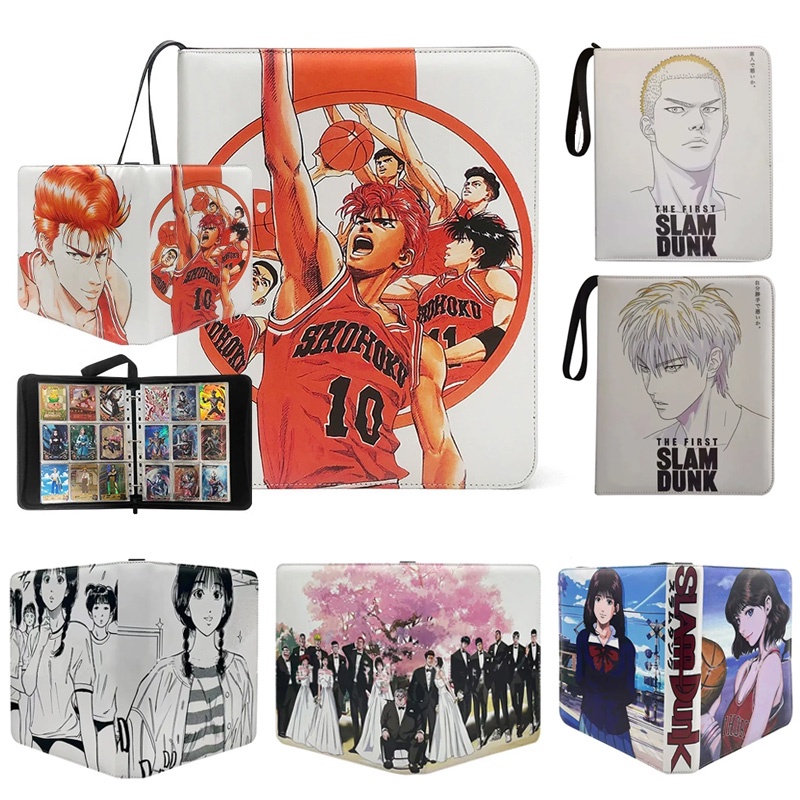 3x3 900pcs Cards holder SLAM DUNK Anime Binder Card Holder Sakuragi ...