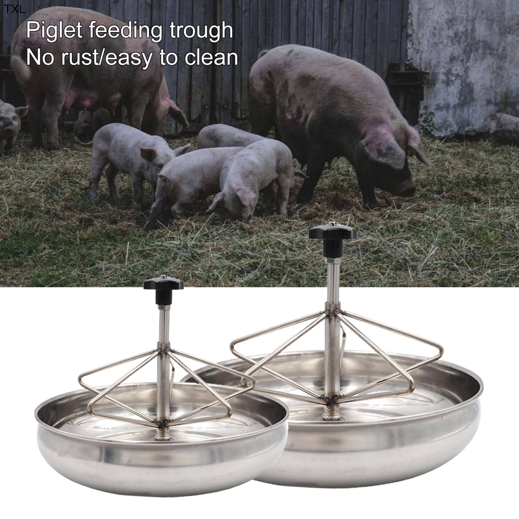 Livestock Feeder Rust-proof Large Capacity Stainless Steel Lamb Piglet ...