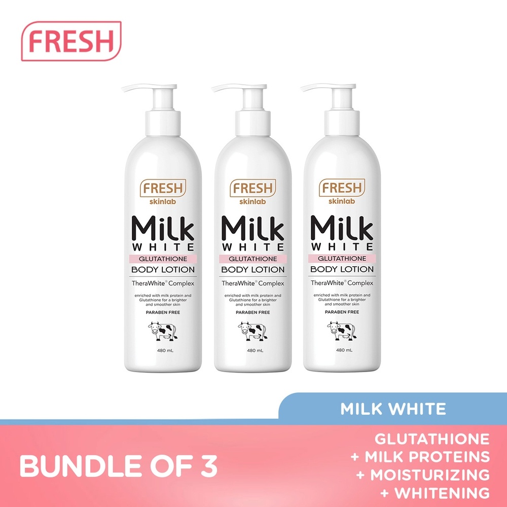 Fresh Skinlab Milk White Glutathione Body Lotion (480ml) - with ...