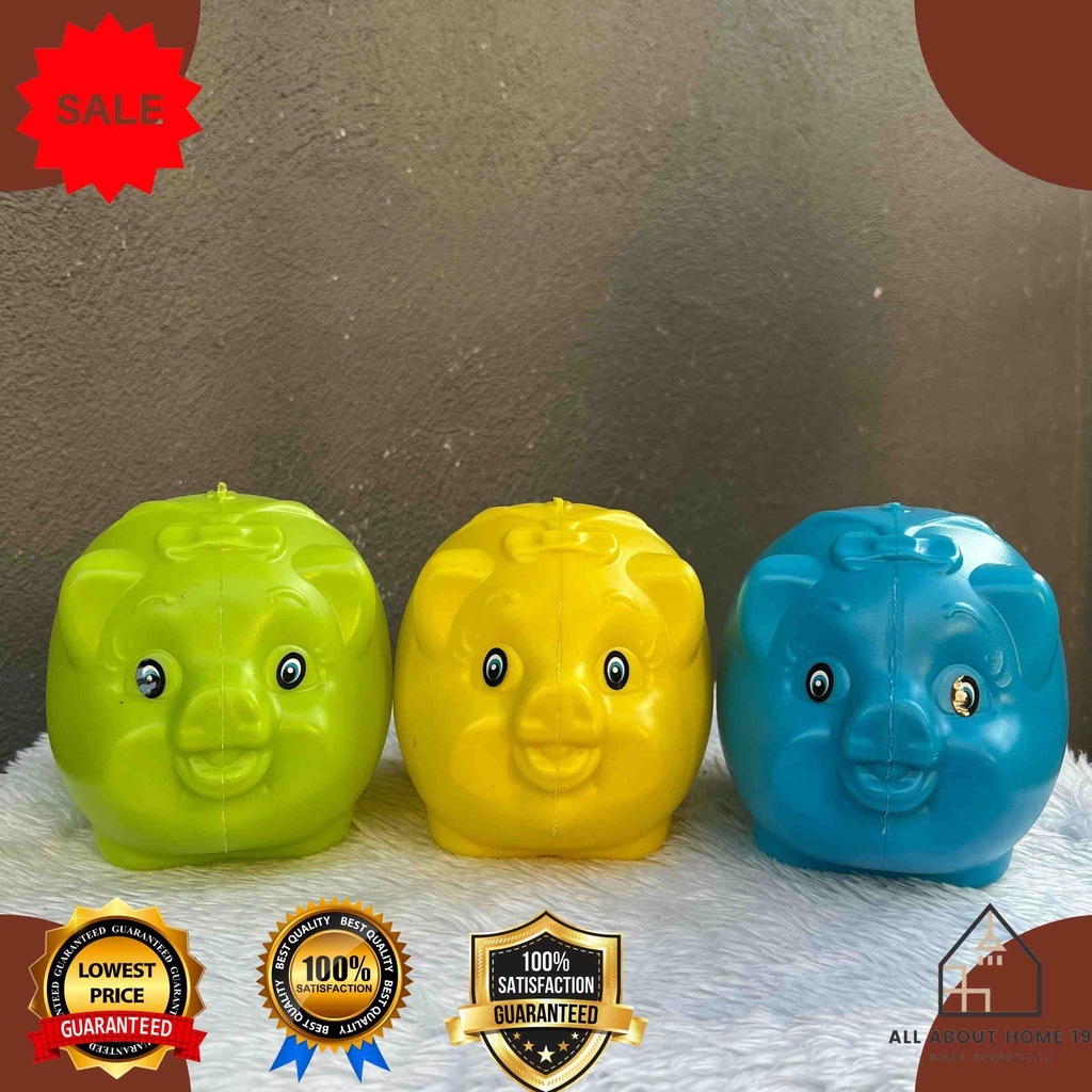 Small Classic Cute Plastic Piggy Coin Bank Coin Bank Alcancia Small ...