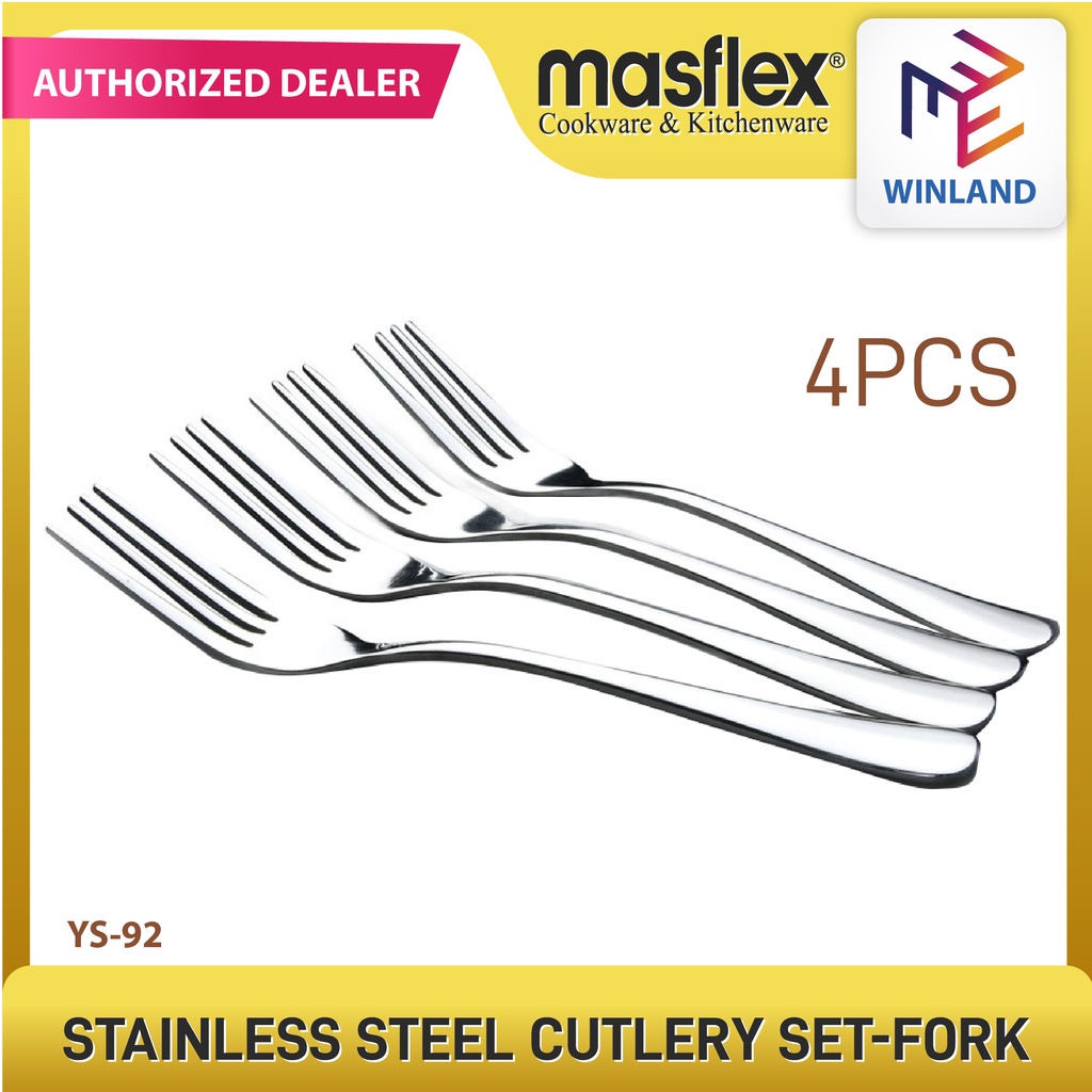 MASFLEX by Winland 4 Piece Stainless Steel Cutlery Set-Fork YS-92 ...
