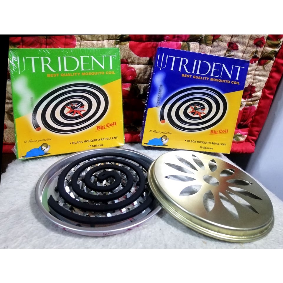 Big black coil anti dengue thailand tr!dent mosquito | Shopee Philippines