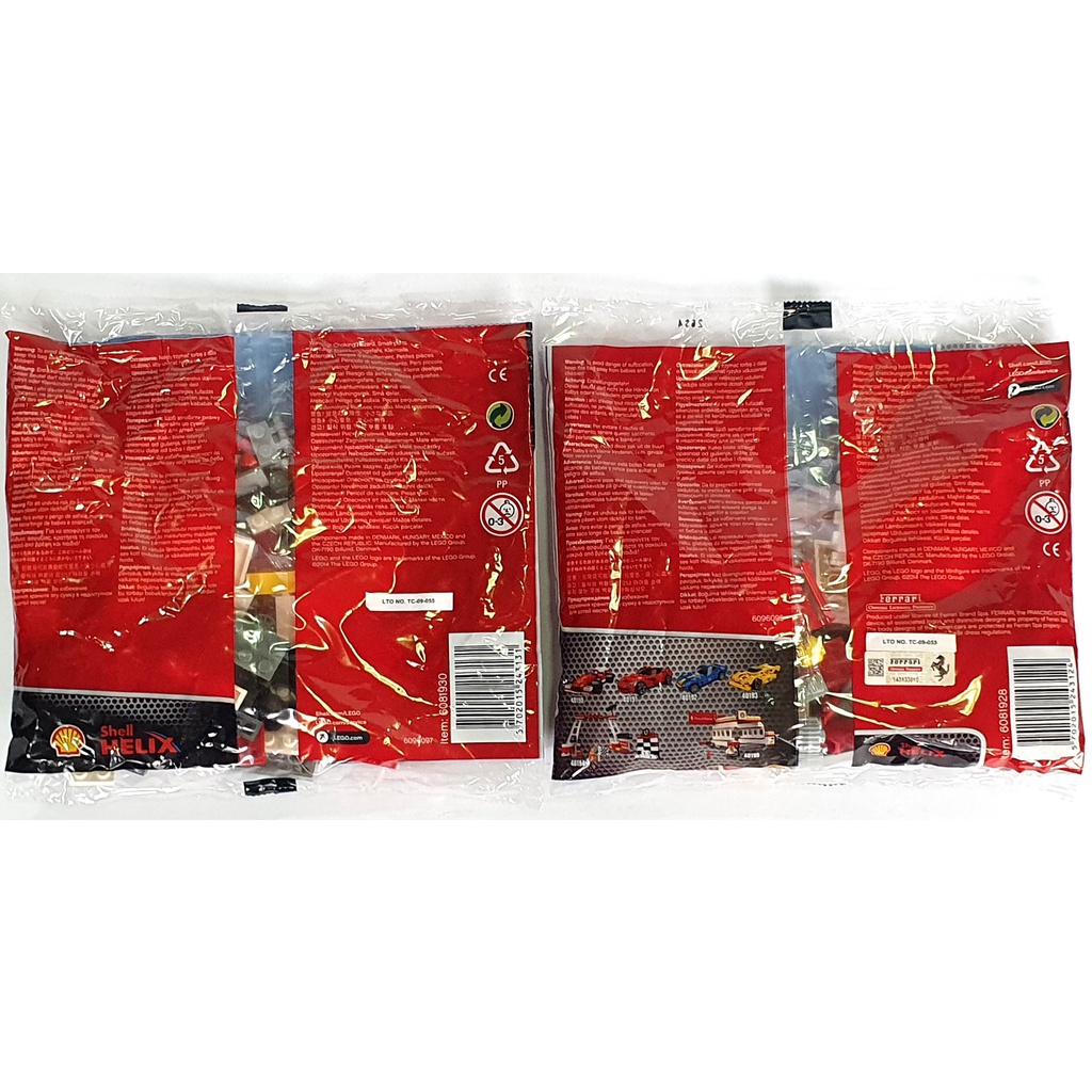 LEGO NEW Shell Tanker 40196 Shell Station 40195 V-Power Classic Ferrari ...