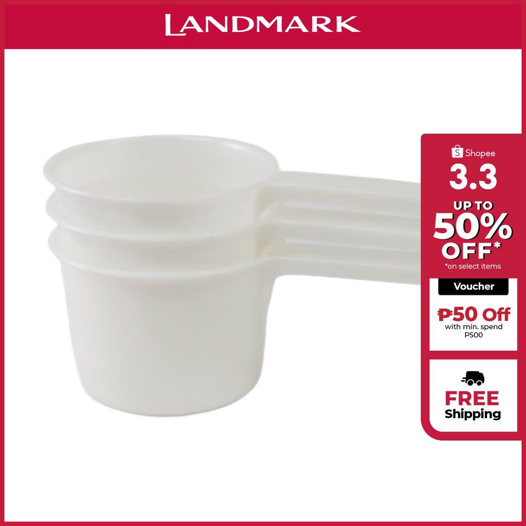 Klio Water Dipper Set Of 3 Pearl White 11.3X15.5X11.3Cm | Shopee ...