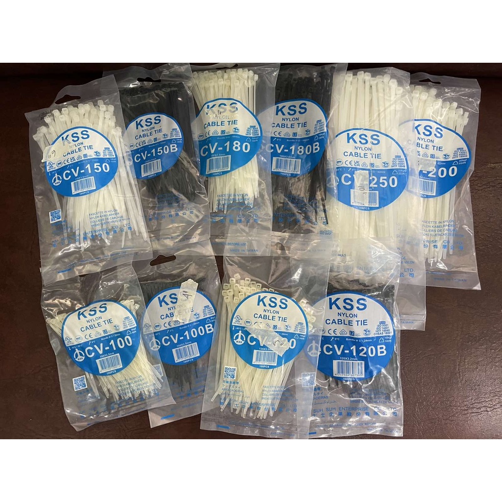 KSS Nylon Cable Tie Heavy Duty Industrial 4",5",6",7"8",10" sold per 20 ...