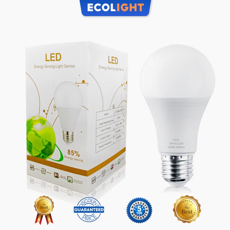 ECOLight Bulb LED Bulb Warm White Daylight Bulb Led Light Bulbs ...