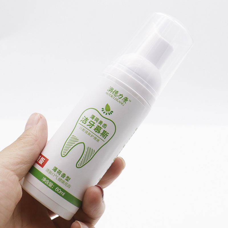60ml Teeth Whitening Mousse Toothpaste Remove Plaque Oral Odor ...