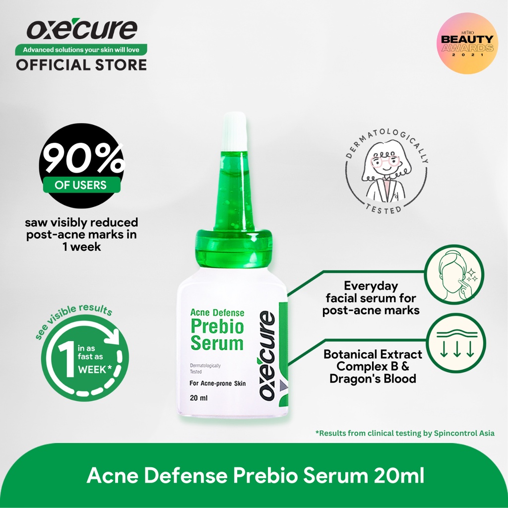 Oxecure Acne Defense Prebio Serum 20ml | Shopee Philippines
