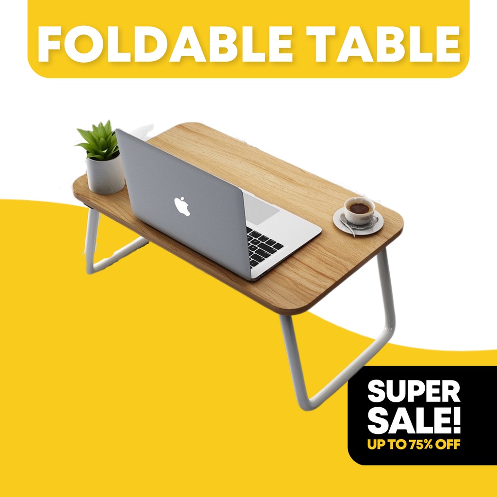 Original Foldable Wooden Computer Bed Table For Laptop Office Desk ...