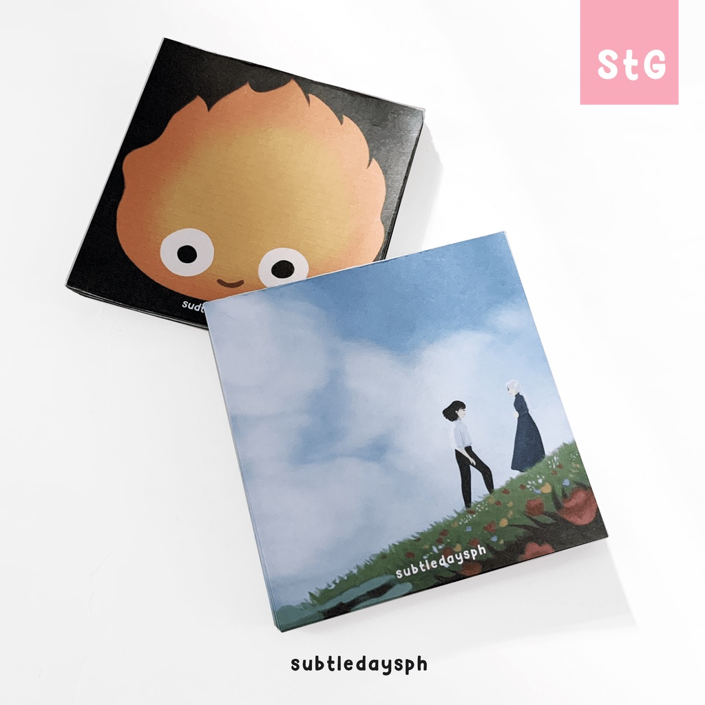 Studio Ghibli Handmade Notepad, 3 x 3 in Memopad | Subtle Days | Shopee ...