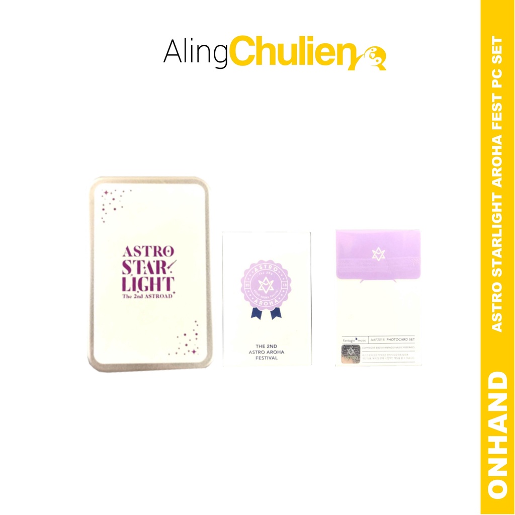 ASTRO Star Light Aroha Festival The 2nd ASTROAD Concert Goods Photocard Set Official | Shopee ...