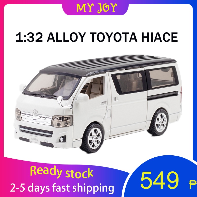 Toyota Hiace 1:32 Alloy Diecast Car Model Kids Toy Car With Pull Back ...